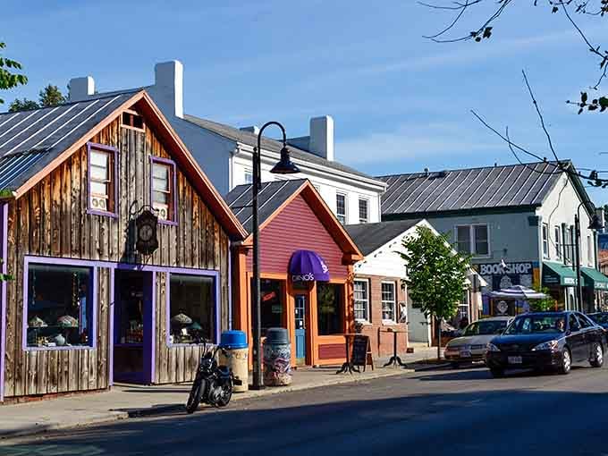 Those colorful storefronts aren't just pretty, they're your gateway to discovering Ohio's most delightfully quirky village.