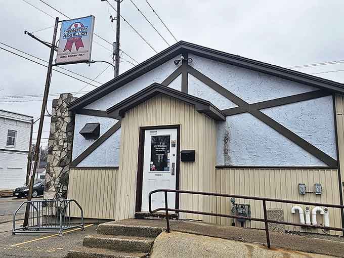 That sign isn't just advertising a restaurant, it's declaring war on boring lunch options everywhere in Wisconsin.