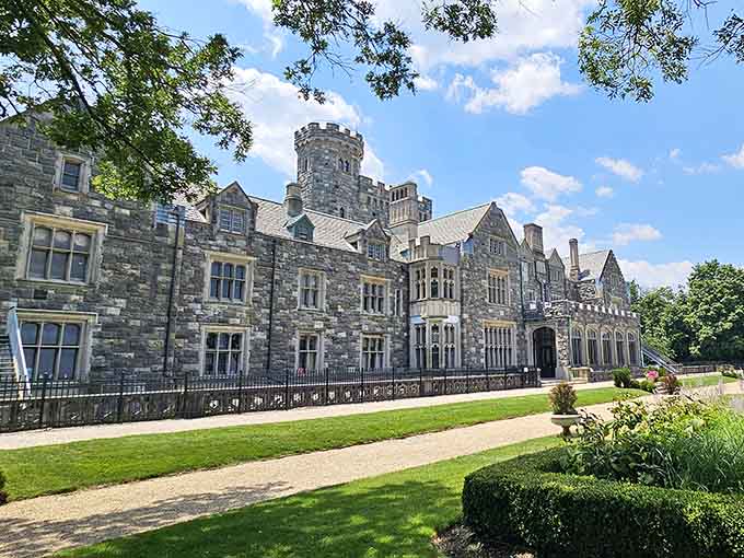 When the light hits just right, you'd swear you were standing in the Irish countryside instead of Nassau County.