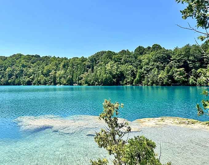 That turquoise glow isn't a filter or your imagination playing tricks on you, it's genuinely this stunning.