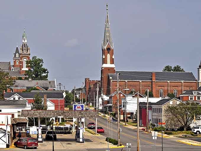 Those soaring spires rising above downtown Oldenburg look like they were airlifted straight from the Bavarian countryside.