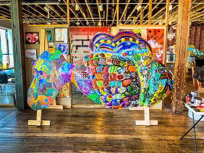 Art in the Loft showcases vibrant local creativity that proves inspiration thrives everywhere, not just in coastal galleries.