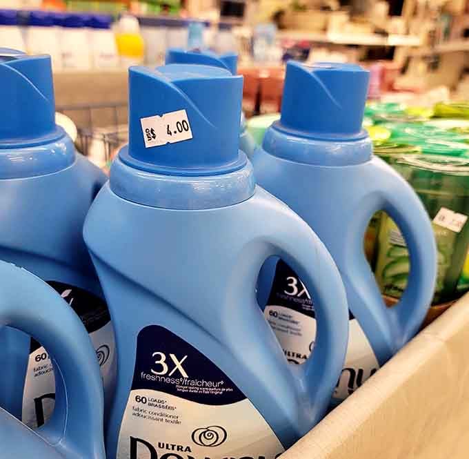 Laundry detergent at liquidation prices means you can finally stop rationing like it's liquid gold in your household.