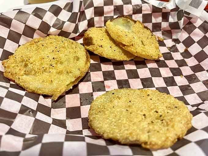 Fried green tomatoes done right: crispy, golden, and proof that Southern classics never go out of style here.