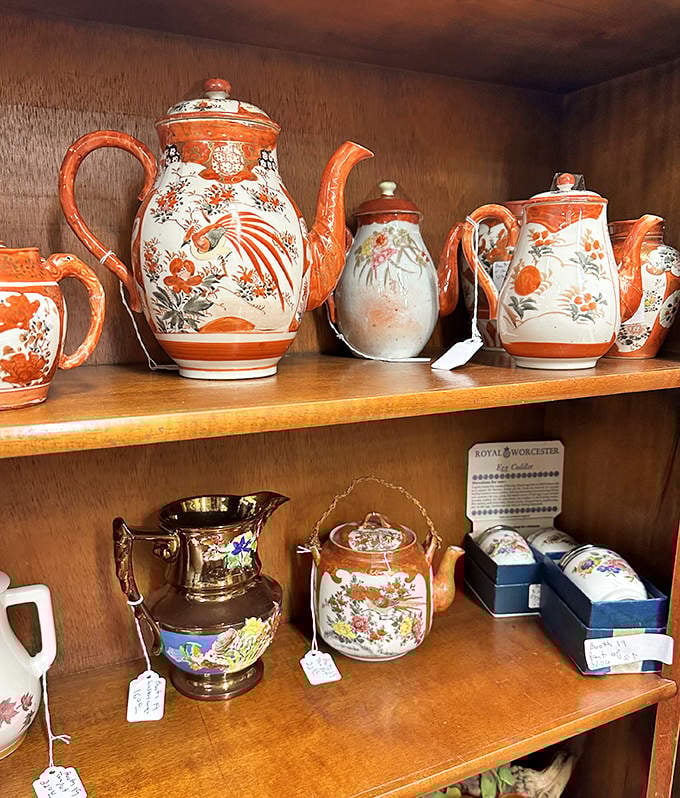 These orange-patterned teapots have poured thousands of cuppas through decades of gossip, heartbreak, and celebration.