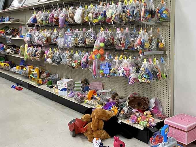 Toys packaged and ready to delight without requiring you to take out a small loan first.