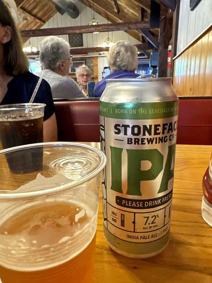 A local IPA&mdash;because what pairs better with fresh seafood than a craft brew born on the same coastline?