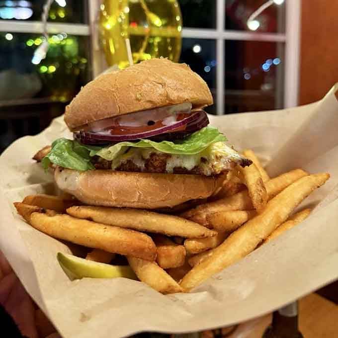 When the fish is bigger than the bun, you know someone in the kitchen has their priorities absolutely correct.