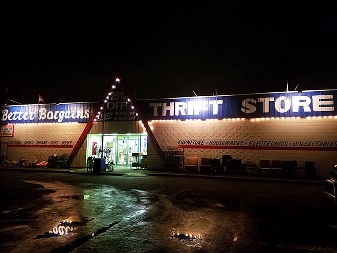 Even at night, Better Bargains shines bright, because great deals don't keep regular hours in their hearts.