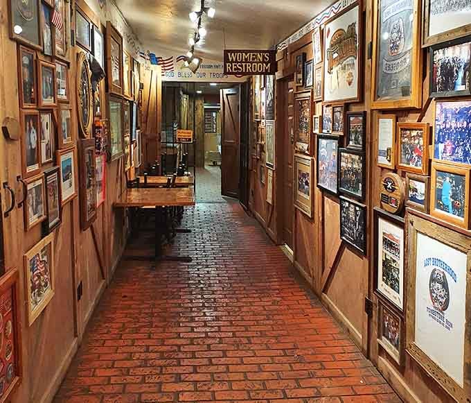 Hallways lined with photographs and memorabilia, each frame holding stories that would fill a dozen history books and bar conversations.