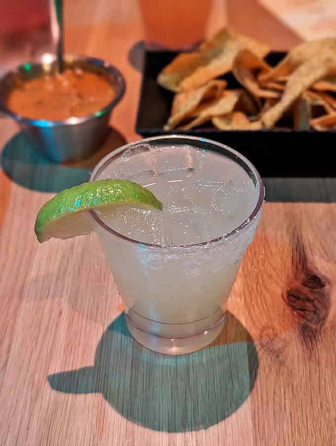 A margarita tastes even better when you're sitting in a restaurant that has its own cave system and puppet theater.