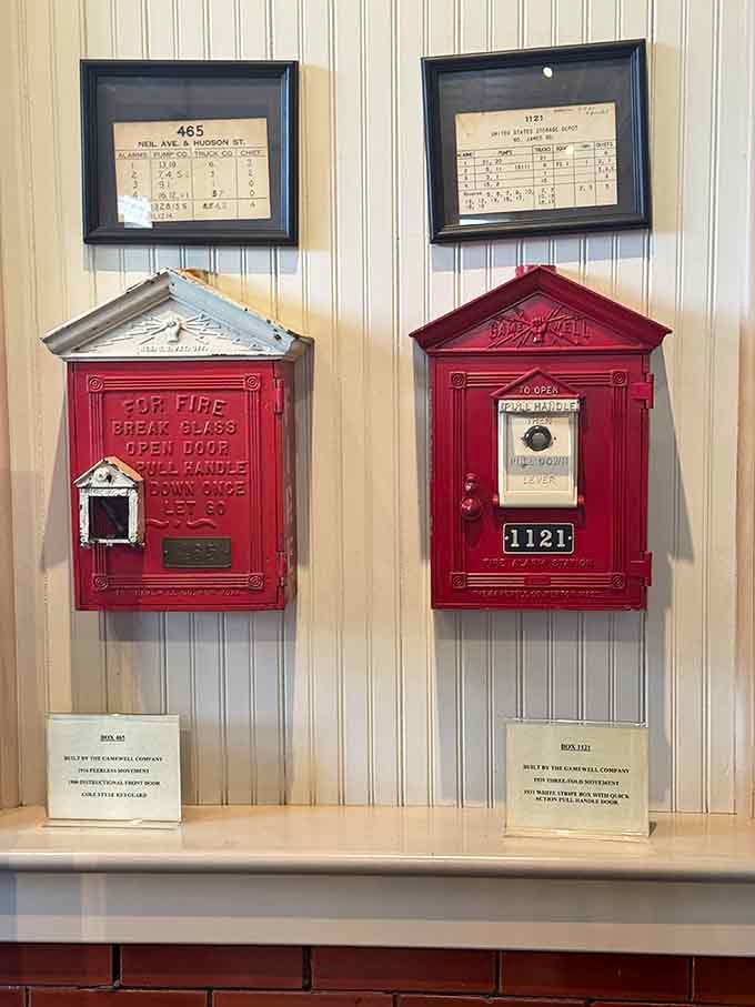 These vintage alarm boxes connected neighborhoods to help, one pull of the handle away from rescue and relief.