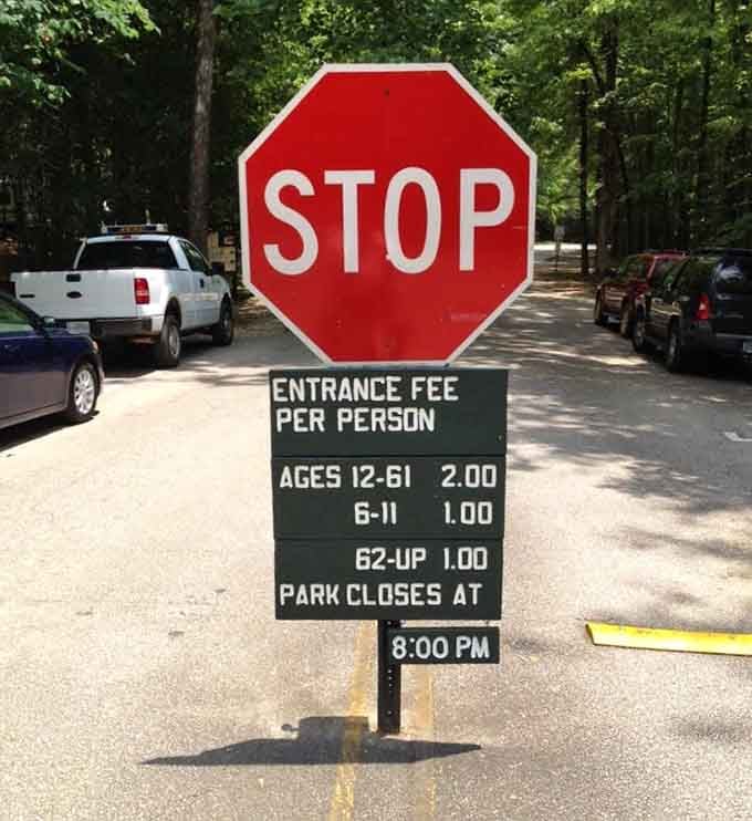 The entrance fee that proves the best things in life aren't free, but they're pretty darn close.