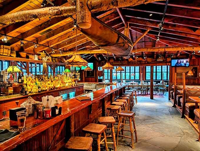 That bar stretches on forever, stocked with enough options to make every decision delightfully difficult and worthwhile.