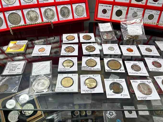 Each coin represents a moment in American history you can actually hold. From Morgan dollars to wheat pennies—metallic time capsules with stories to tell.