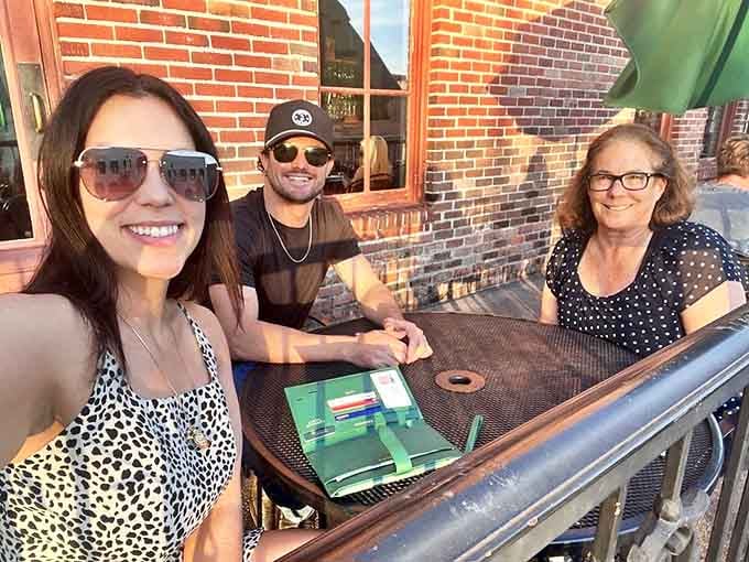 The outdoor patio&mdash;where strangers become friends, sweet tea flows freely, and Mississippi afternoons stretch into evenings filled with laughter and good conversation.