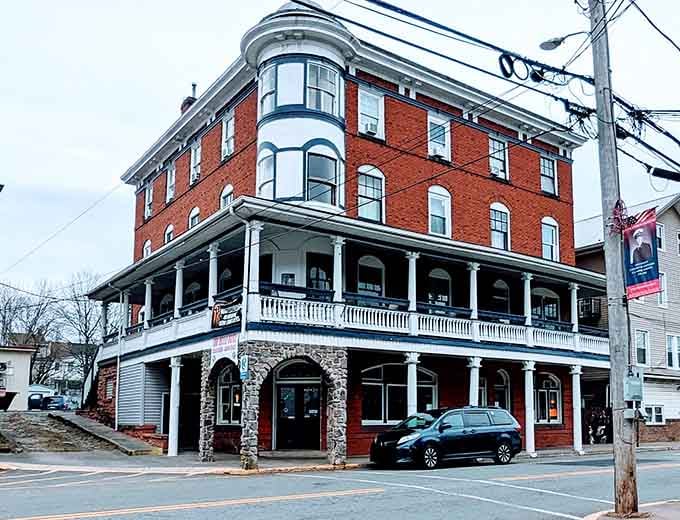 The Doyle Hotel stands as a legendary landmark where Appalachian Trail hikers have been finding refuge for generations.