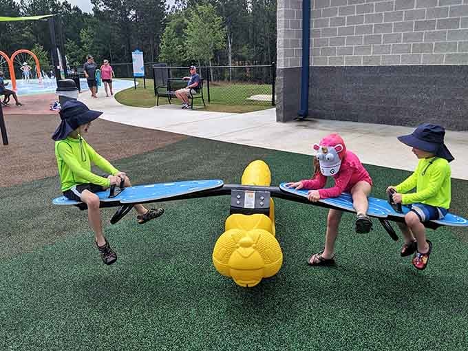 This isn't your grandfather's seesaw – modern engineering meets timeless fun in the best possible way.