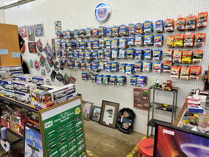 Hot Wheels, board games, and childhood memories packaged in cardboard, ready to spark serious nostalgia attacks.