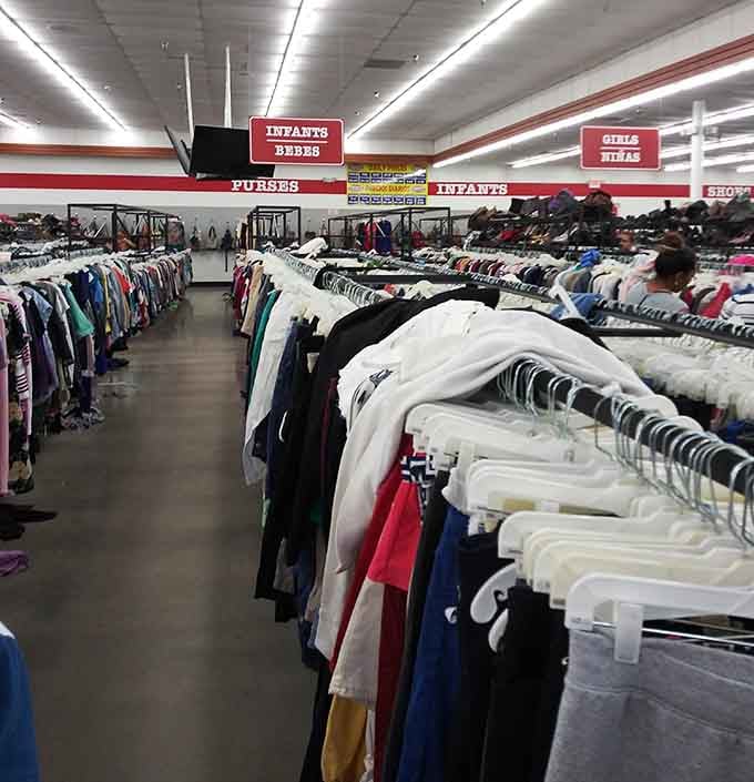 The infant and toddler section proves that even the smallest humans can have the biggest wardrobes on a budget.