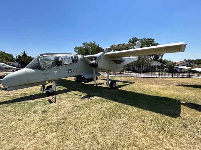 The twin-boom OV-10 Bronco looks like something from a sci-fi movie but served real combat missions.