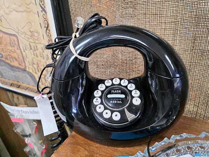 A rotary phone so vintage, explaining how it works to your grandkids counts as living history education.