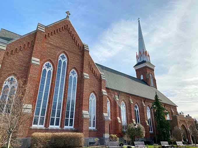 St. Lorenz Lutheran Church stands as a beautiful reminder of the German missionaries who founded this community.
