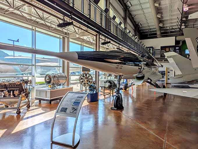 The Regulus II missile reminds us that aviation history includes both peaceful and military innovations alike.