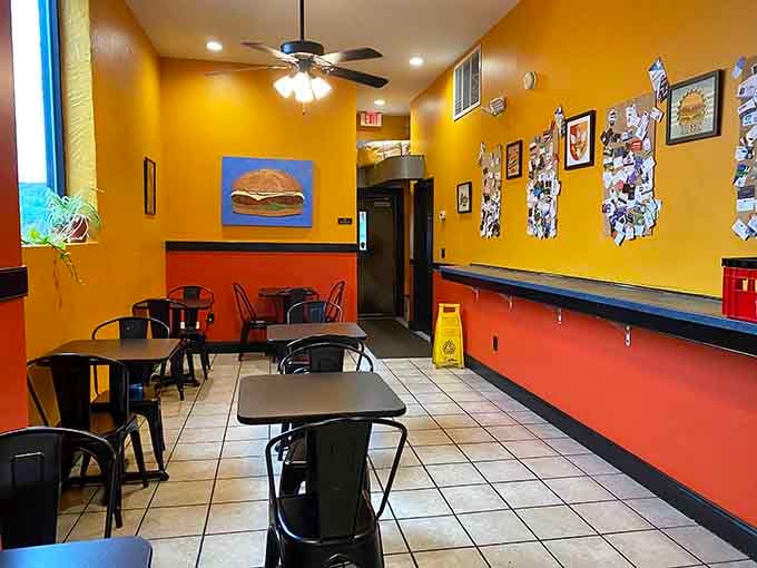 The dining area strikes that sweet spot between cozy and functional, with enough personality to feel special without trying too hard.