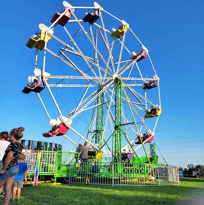 Grant County Fair brings carnival excitement to town proving entertainment doesn't require expensive city admission fees or parking costs.