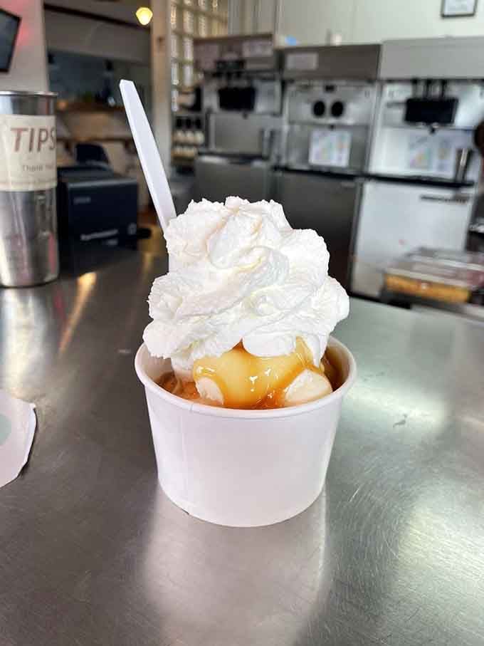 That sundae topped with whipped cream is basically summer in a cup, minus the sunburn and the sand in your shoes.