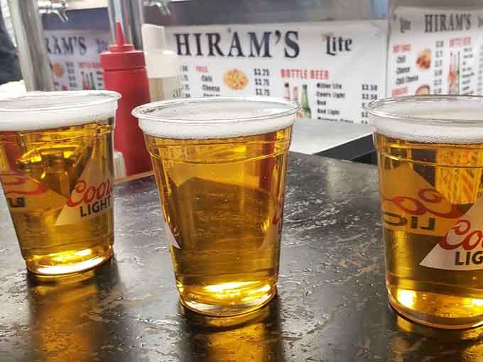Cold beer in plastic cups tastes better when you're eating deep-fried hot dogs, science probably backs this up.