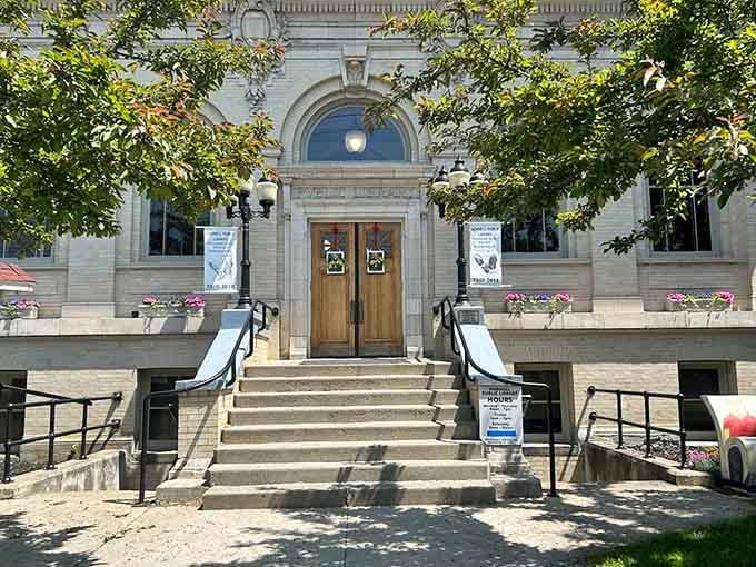 The public library offers free books and quiet spaces, proving some good ideas never go out of style.