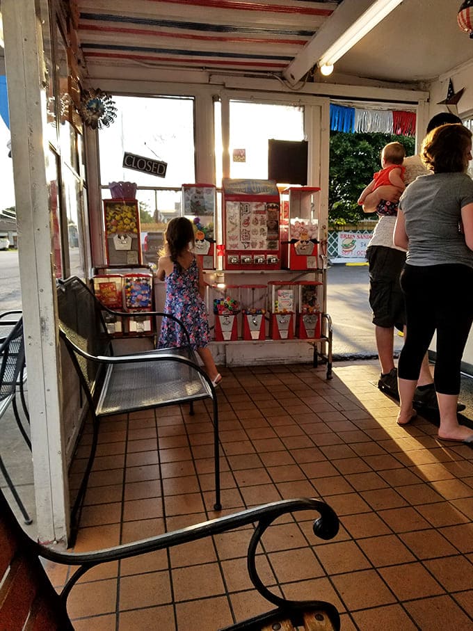 Candy machines and sticker dispensers&mdash;the perfect dessert to your dessert. Childhood joy preserved in quarters and mechanical turns.