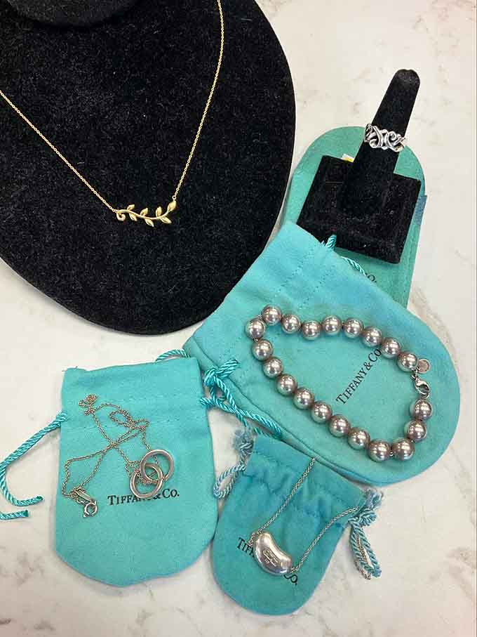 Tiffany blue pouches holding silver treasures&mdash;proof that sometimes the best things in life aren't free, but they are surprisingly affordable.