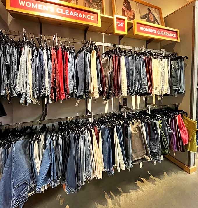 The clearance section &ndash; where patience is rewarded with additional markdowns. The thrill of the hunt reaches its peak here.