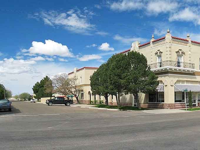 Spanish Colonial Revival meets West Texas practicality in buildings that have seen ranchers, soldiers, and artists pass through.