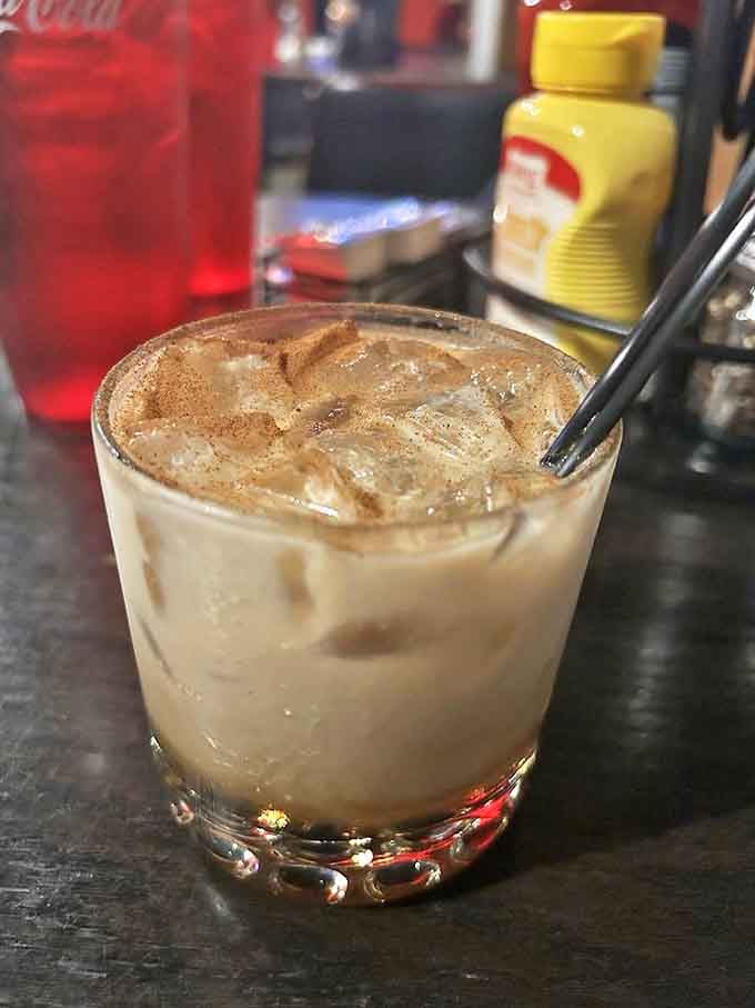 A creamy cocktail that whispers "dessert" but still lets you claim you're just having a drink. Sophisticated indulgence in a glass.