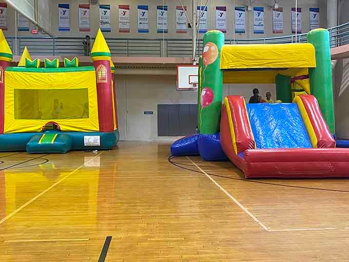 The YMCA's bouncy castles prove that adulting is overrated. Sometimes the best workout is remembering how to play like nobody's watching.