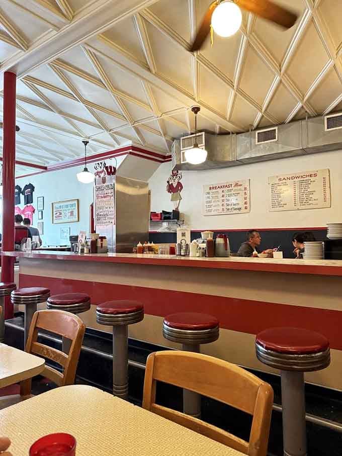 Pull up a stool and watch the magic happen, breakfast theater at its finest and most delicious.