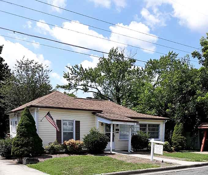 Andy Griffith's childhood home stands modest and unassuming, just like the man who grew up there and became a legend.