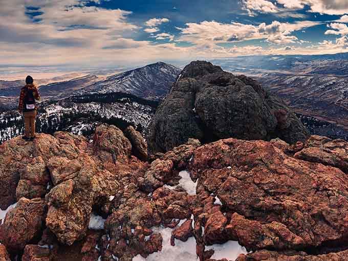 Standing on Lory's summit is like being on nature's observation deck, where Colorado unfolds its mountainous resume in all directions.