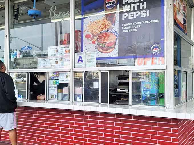 Where the magic happens&mdash;the ordering window that's been fulfilling Riverside's cravings for generations.