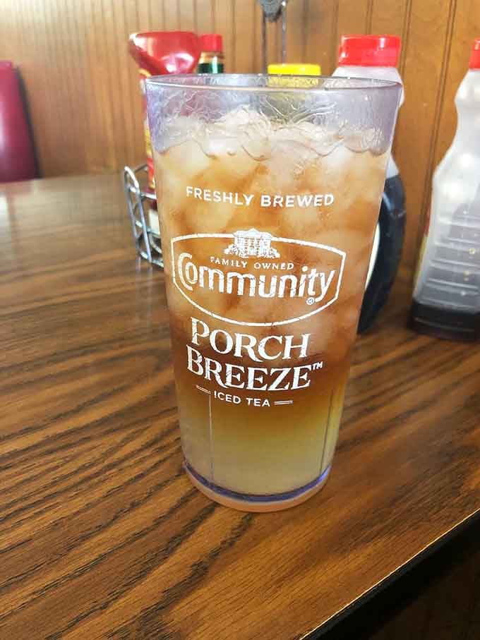 Sweet tea in Texas isn't a beverage; it's a constitutional right served in a glass tall enough to mean business.