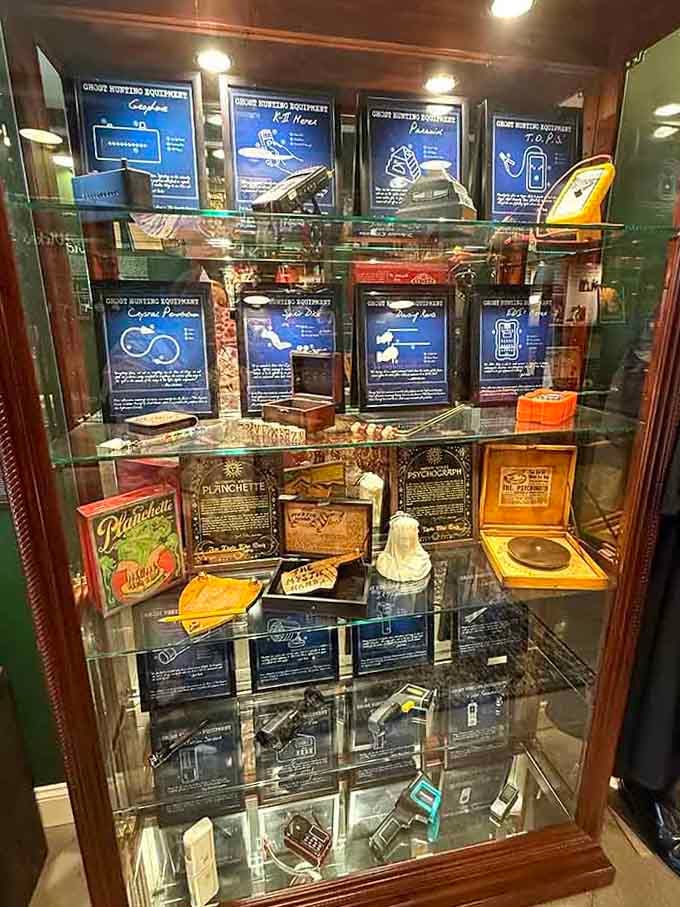 This case contains actual ghost hunting tools, not props&mdash;because apparently investigating the paranormal requires excellent organizational skills.