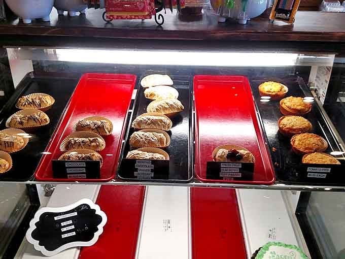 The dessert case of temptation. These homemade pastries aren't just treats &ndash; they're the reason elastic waistbands were invented.