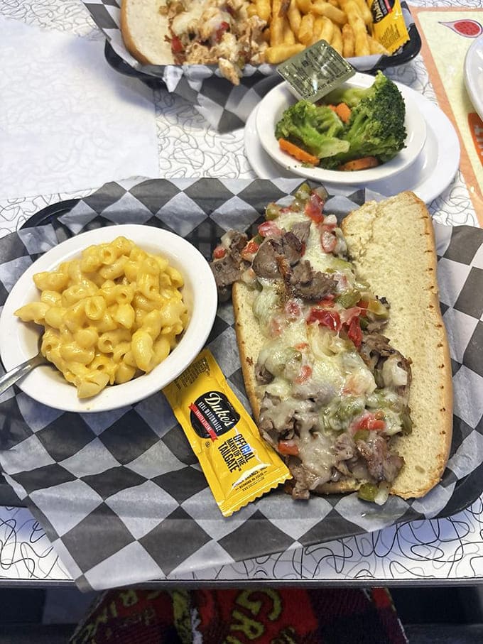 This Philly isn't just a sandwich, it's a commitment&mdash;melted cheese embracing steak and peppers with the kind of devotion romance novels are written about.