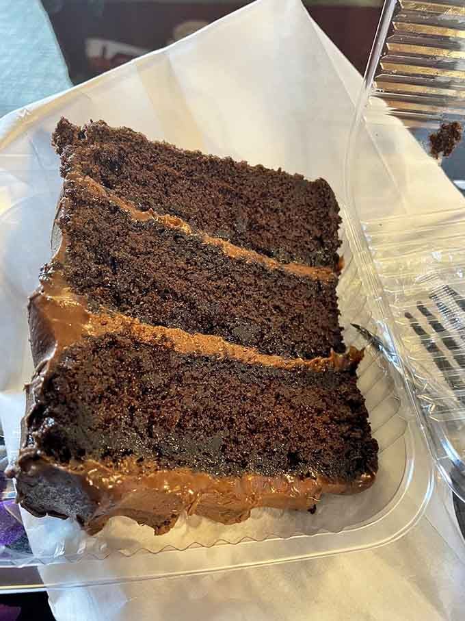 Layers of rich chocolate cake that provide the sweet ending your barbecue feast deserves, because balance is everything.