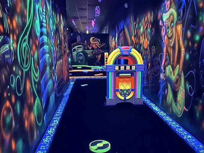 This glowing jukebox stands ready to play your favorite hits, assuming your favorites include anything with electric guitar.