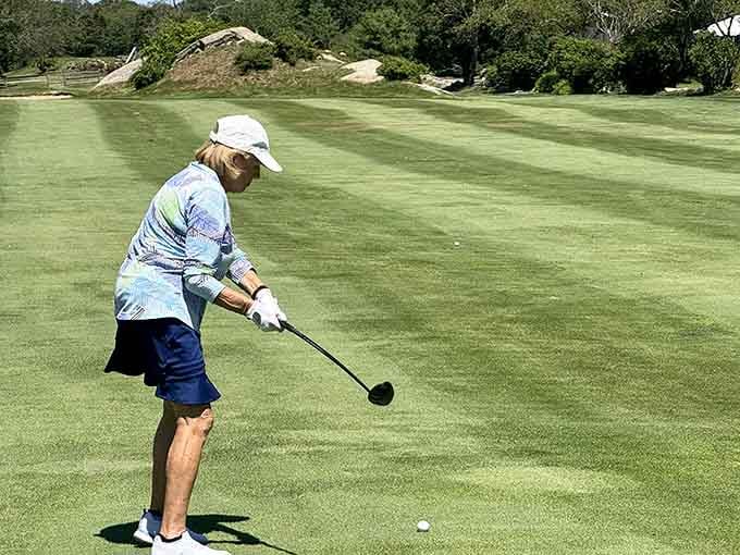 Golf with ocean breezes means your slice has scenic views on its way out of bounds.